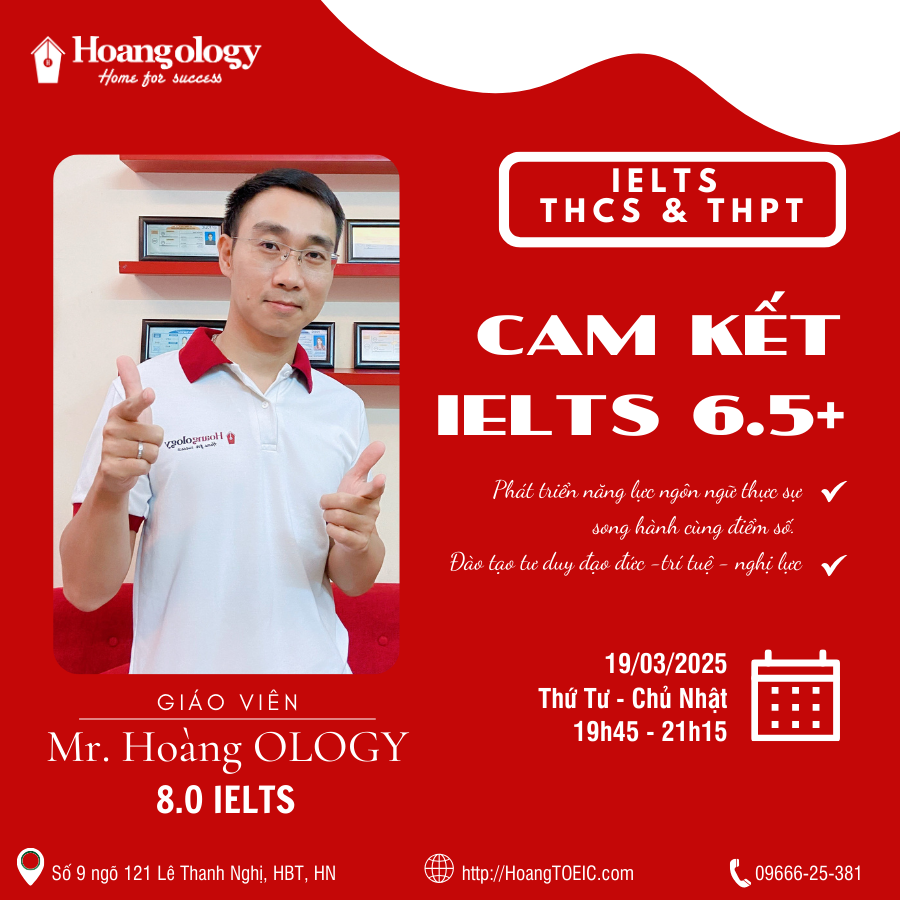 Hoangology English - Chuyên đào tạo Cao thủ TOEIC
